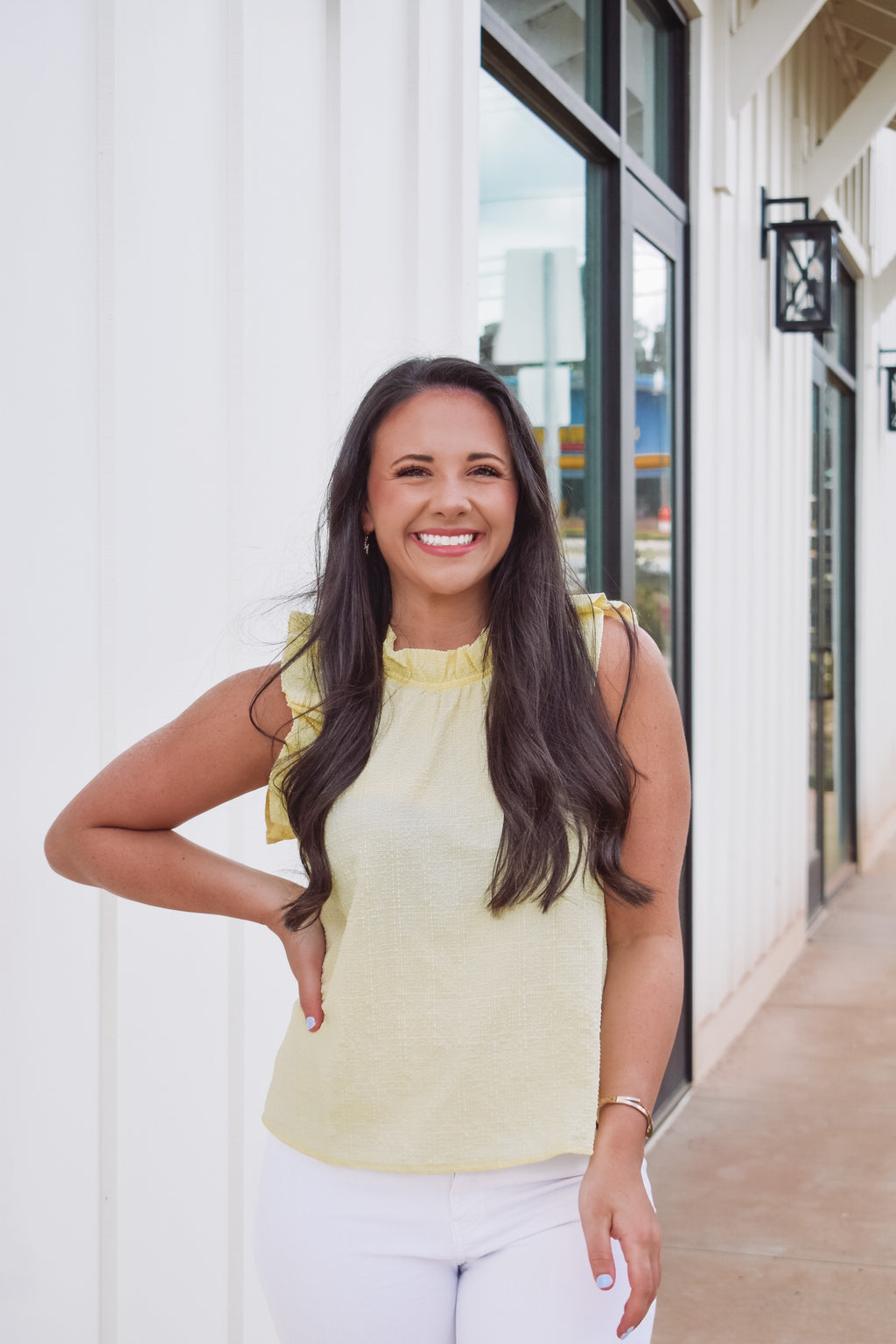 Lacey Lemon Top – Southern Stars Boutique